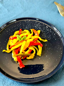 Recette de Salade de poivrons grillés