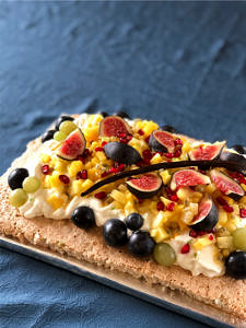 Recette de Dacquoise aux fruits exotiques