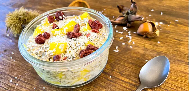 Recette de Muesli healthy à la mangue